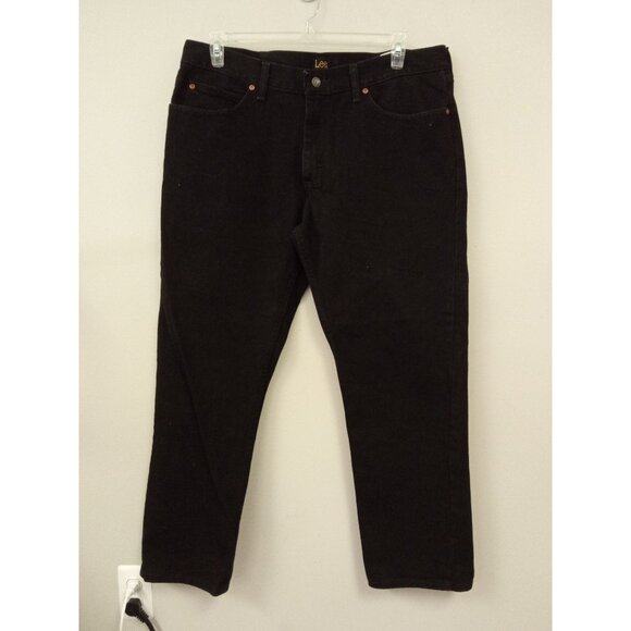 Lee | Jeans | Lee Mens Black Regular Fit Jeans Size 38x3 | Poshmark